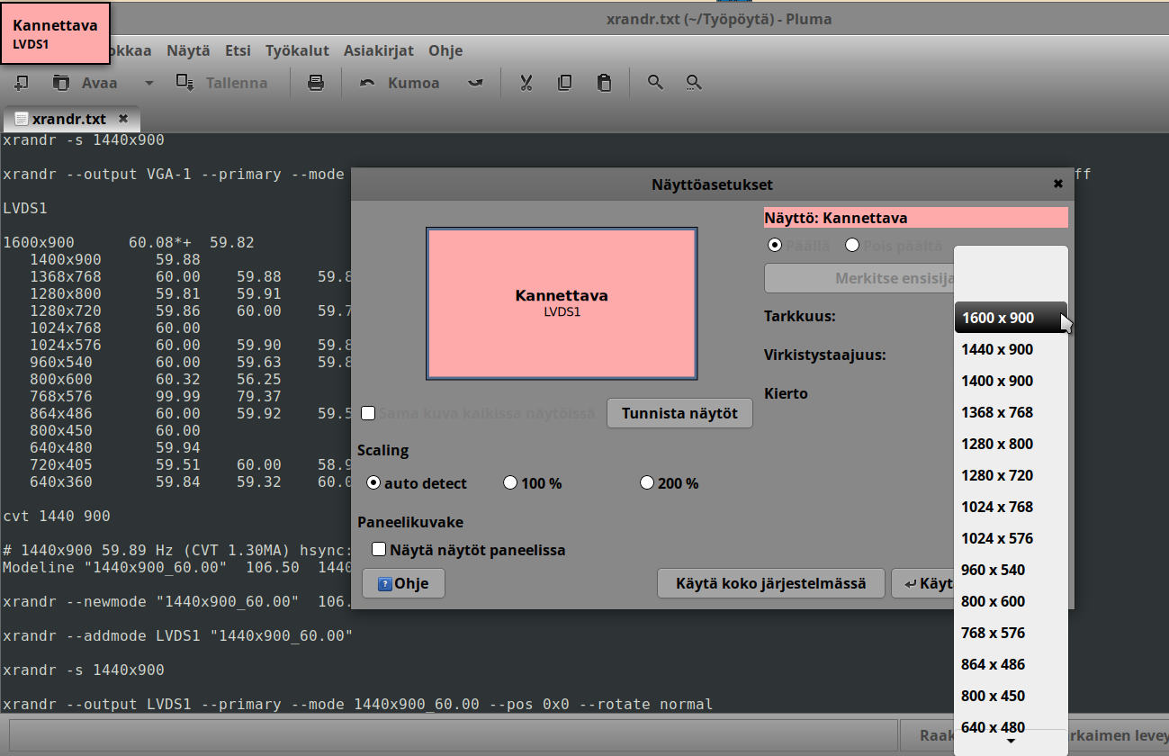 Set custom resolution (xrandr) | Puolanka Wiki